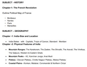 Map Work Class 9 – NCERT Tutorials