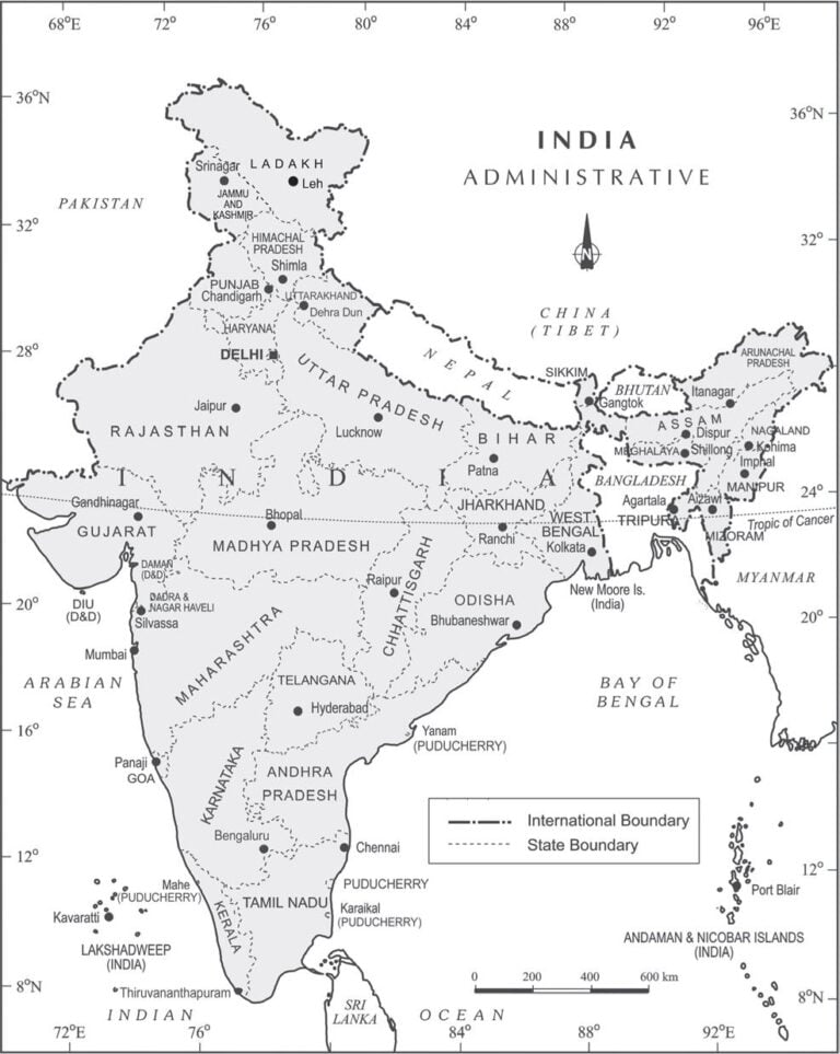 Map Work: India-Size and Location Class 9 Geography Chapter 1 – NCERT ...