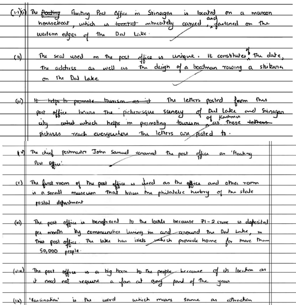 Discursive Comprehension Passages For Practice Grammar Class 9 And 10 