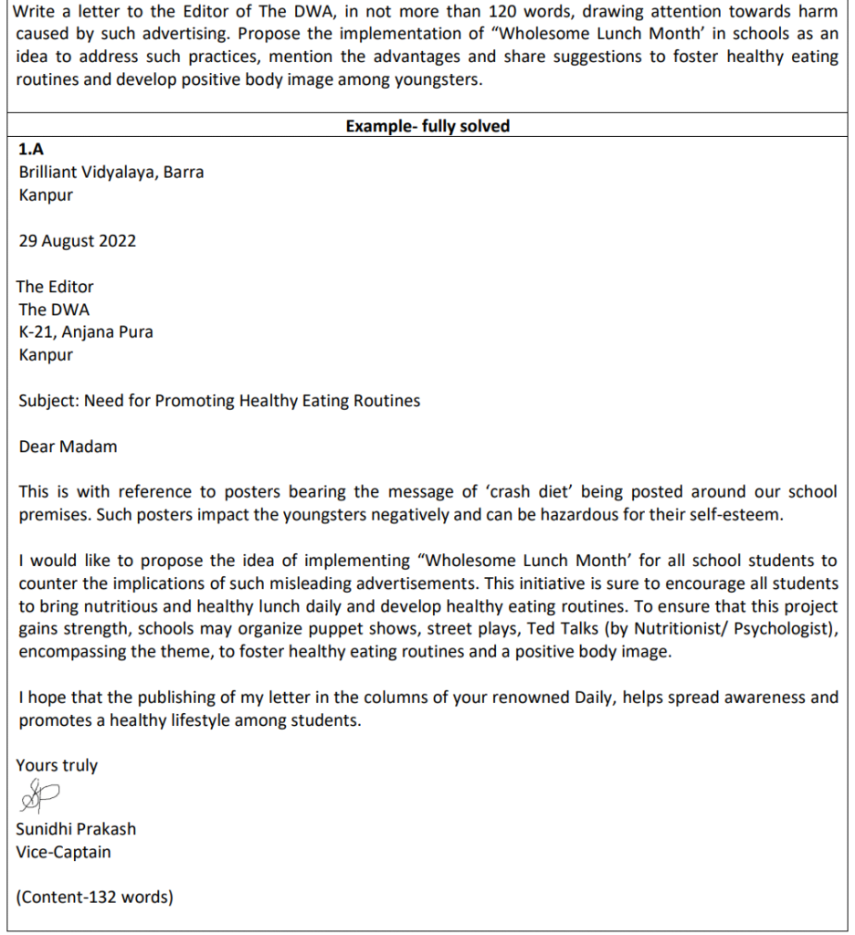 Letter Writing Grammar For CBSE ICSE And State Boards NCERT Tutorials